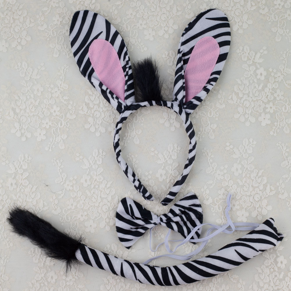 Halloween animal headband dance costume props zebra teacher animal head ...