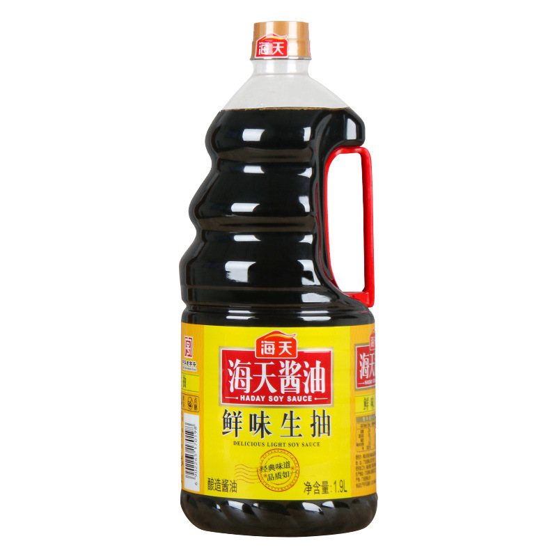 海天鲜味生抽1.9L桶装家用生抽凉拌烹饪炒菜蒸鱼特级酿造酱油-阿里巴巴