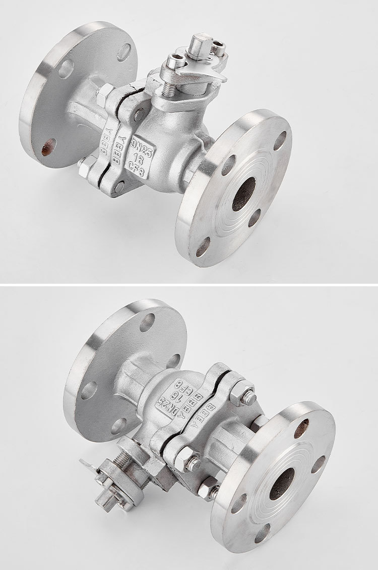 Q41F-16P 铸钢304/316不锈钢法兰球阀手动燃气专用球阀DN15 DN50-阿里巴巴