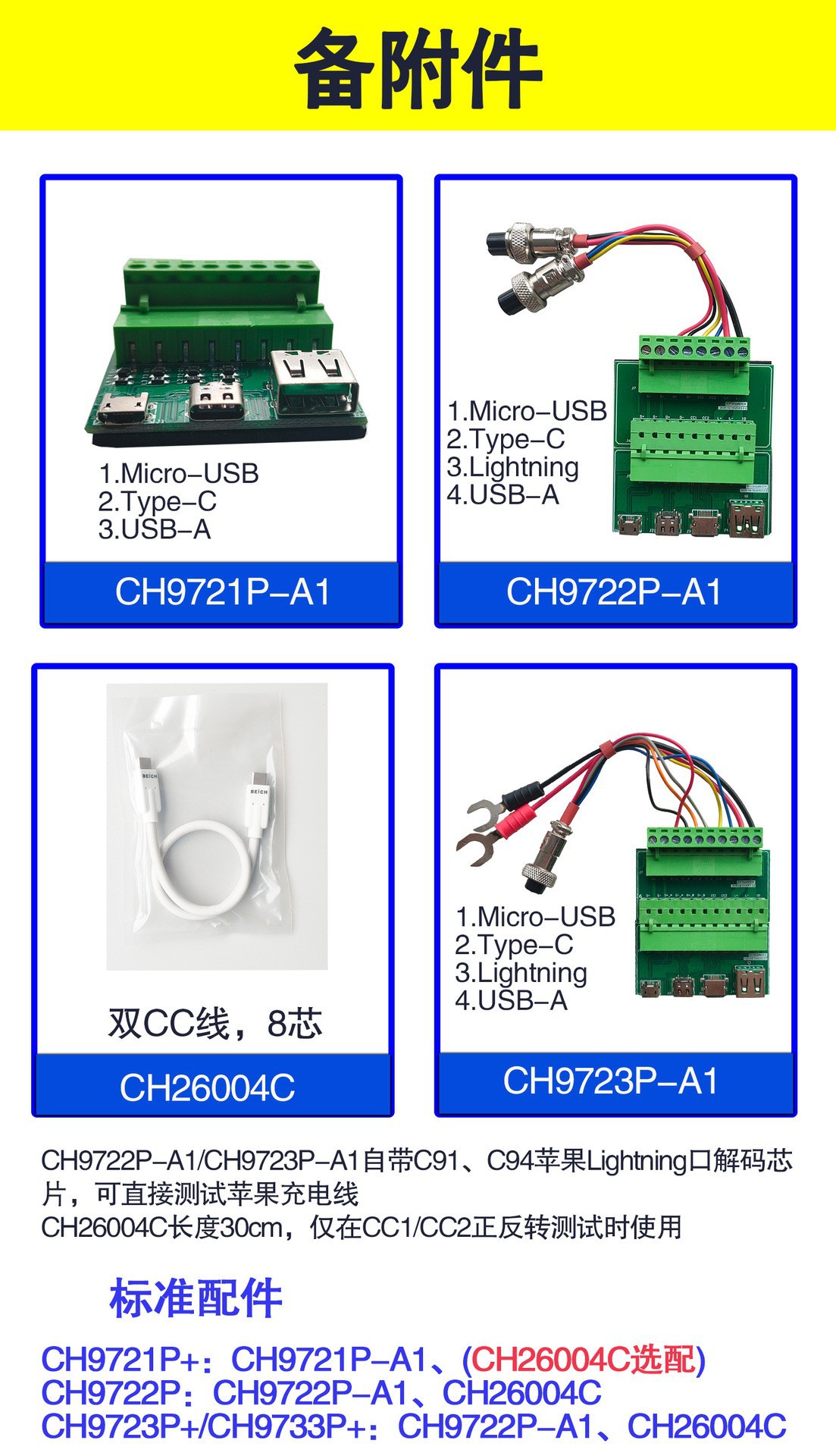 贝奇CH9723P+CH9733P+快充电子负载仪 快充测试仪-阿里巴巴