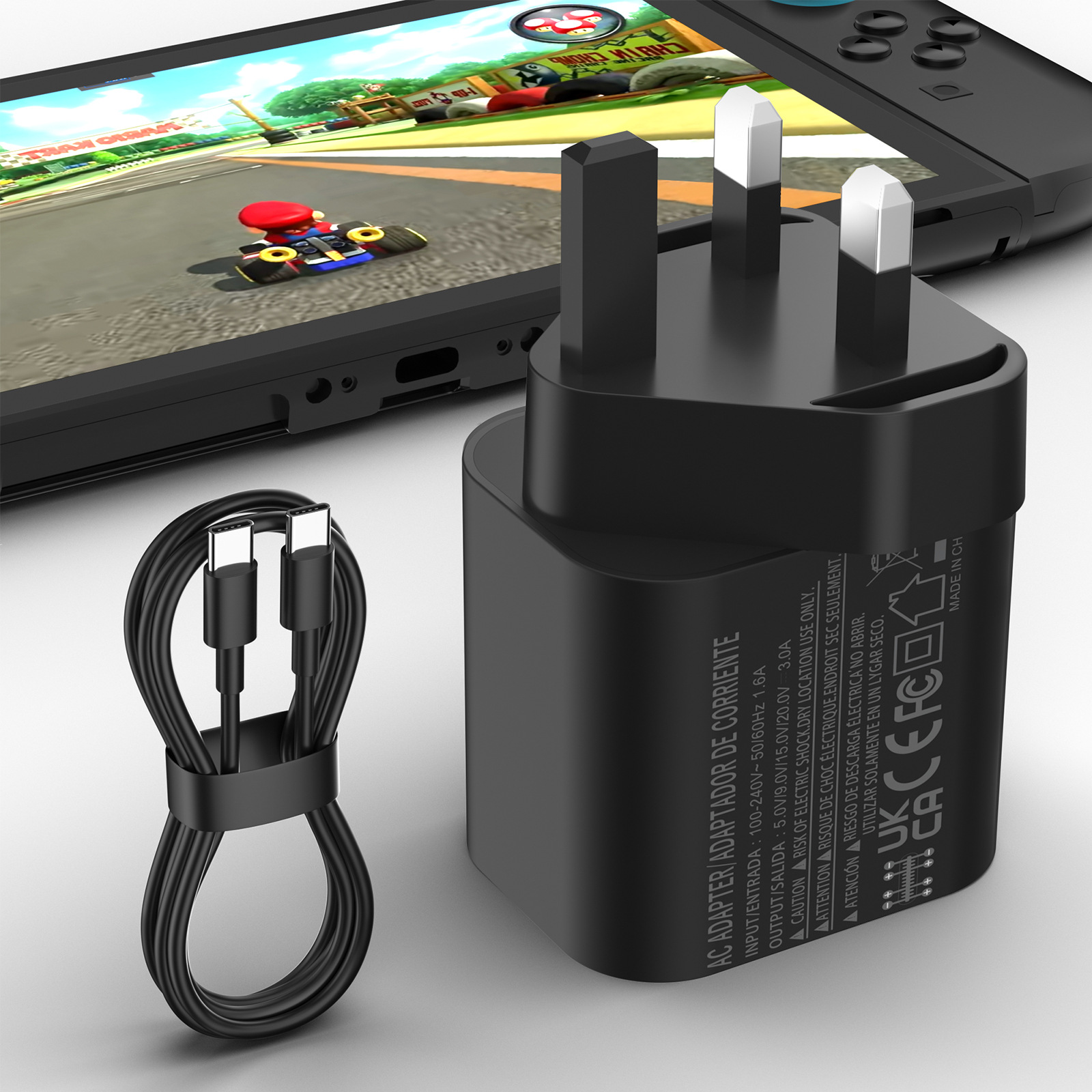 switch2充电器ns2火牛电源60w支持快充JYS-NS2302-阿里巴巴