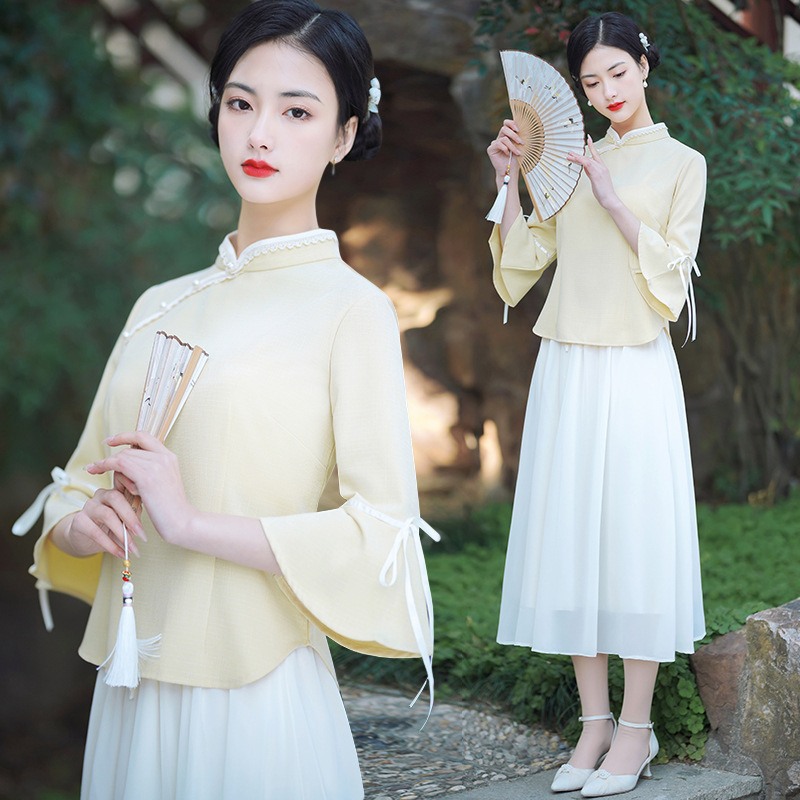 Chinese Dresses retro cheongsam Qipao Tang suit ancient ways improved ...