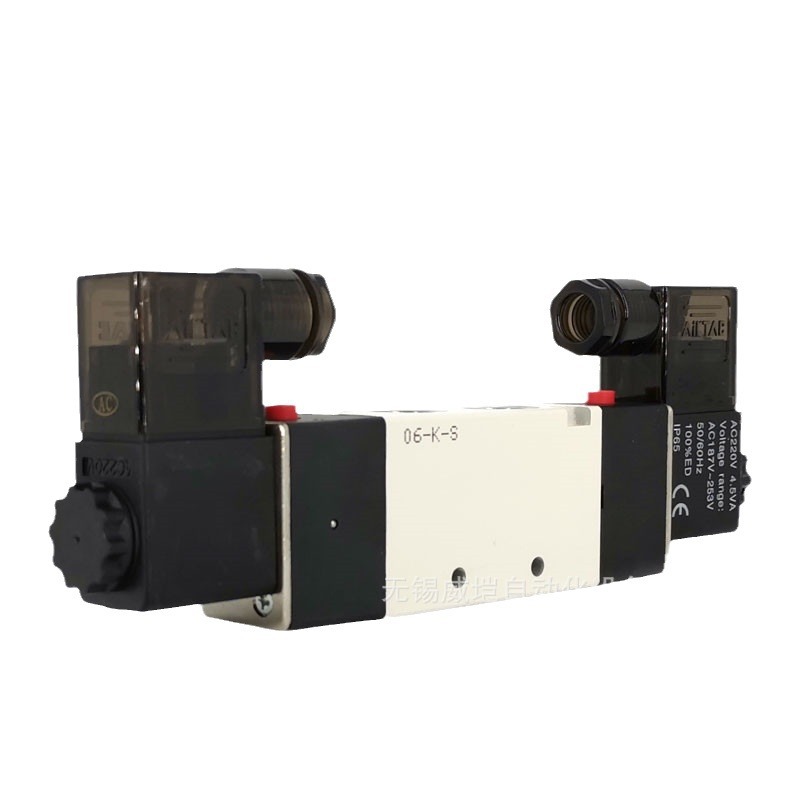AirTAC/亚德客电磁阀4V320-08 4V320-10/AC220V/DC24V-阿里巴巴