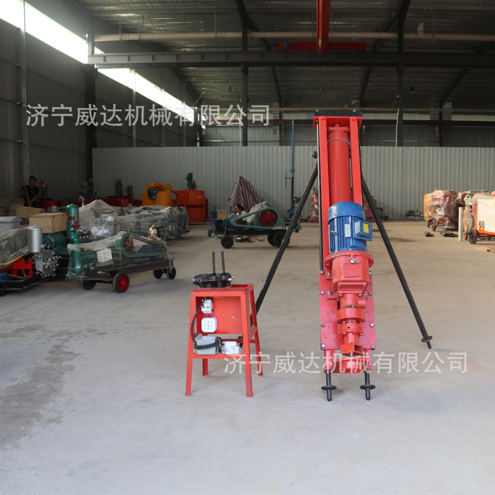 小型潜孔钻机便携式气动潜孔钻机矿山边坡支护小型打孔凿岩钻机-阿里巴巴