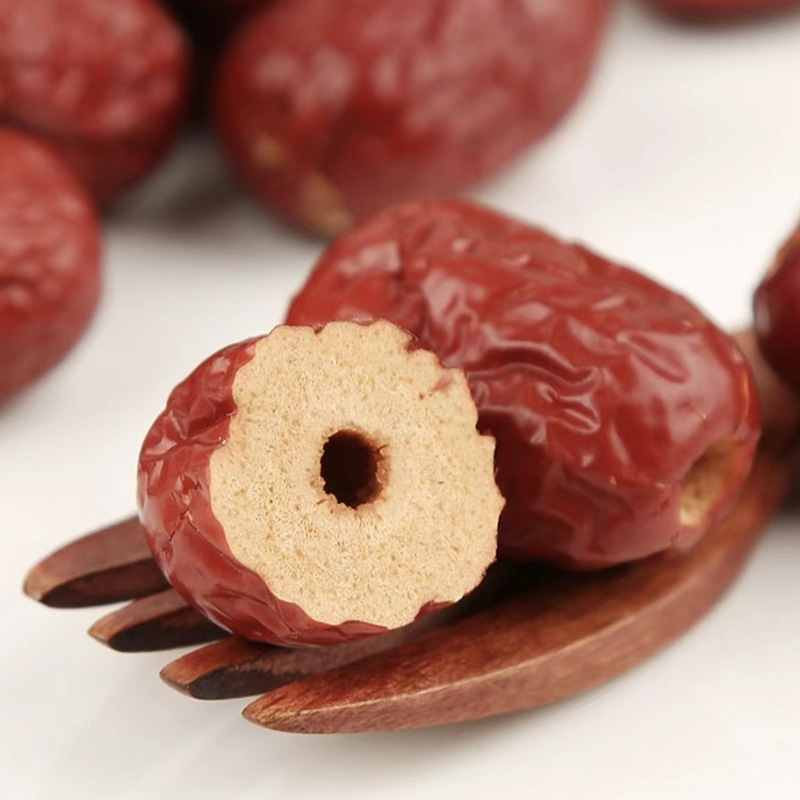 Xinjiang coreless red dates wholesale 500g hollow cored jujube ruoshen ...