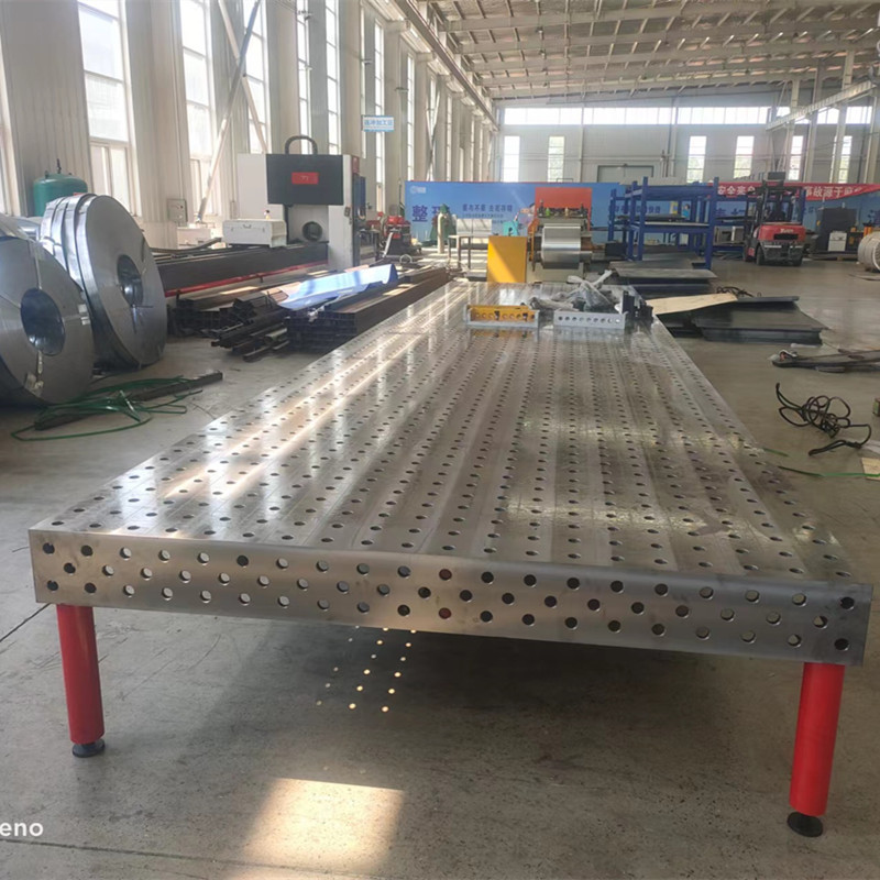 铸铁焊接平台三维柔性焊接平台柔性平台工装夹具机器人焊接工作台-阿里巴巴