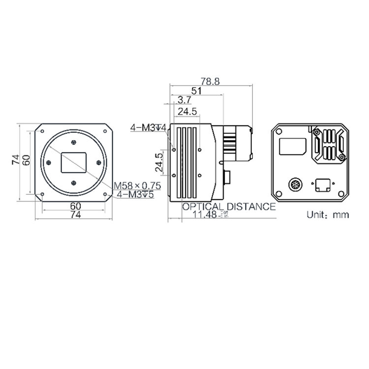 MV-CH250-90TM-M58S-NF 海康威视2500万M58接口万兆网面阵相机-阿里巴巴