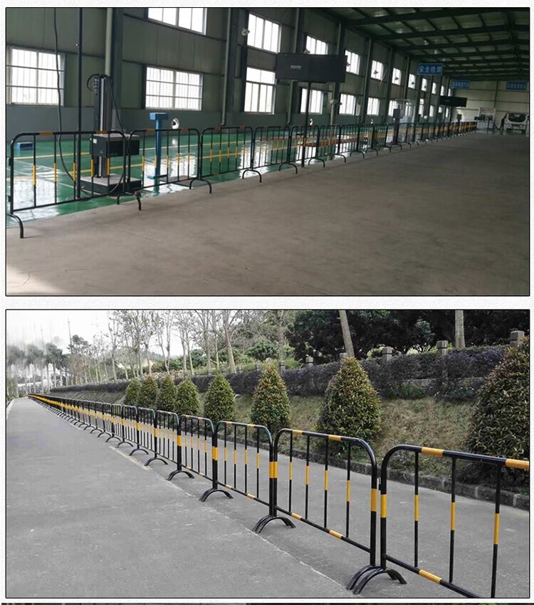 镀锌管铁马护栏移动道路围挡工地临时施工隔离安防护栏围栏栅栏 阿里巴巴