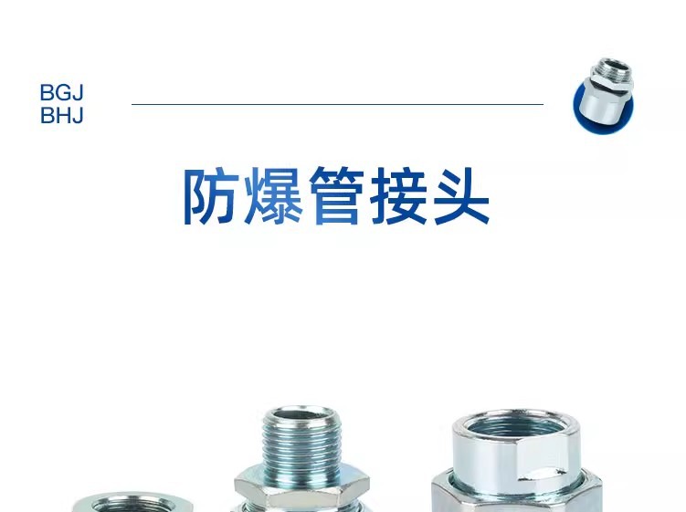 BGJ防爆管接头桥架DN20对丝接头内外螺纹G3/4碳钢6分4分短接管箍-阿里巴巴