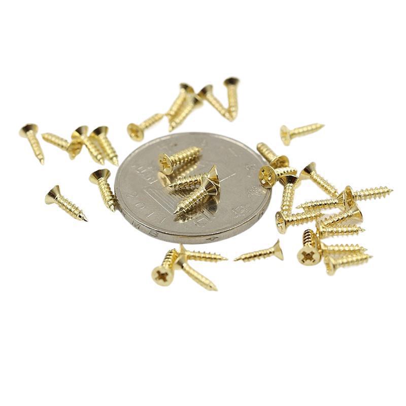 粤螺镀青铜金色沉头自攻螺丝钉合页箱包扣螺丝钉M2M2.3M2.6M3M4-阿里巴巴
