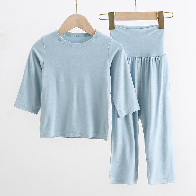 Children's Autumn Pajamas Boys and Girls Pajamas Modal Spring and ...