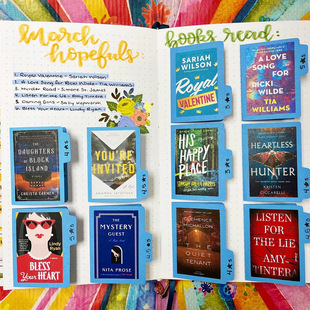 跨境Reading Journal Mini Book Review File Folders迷你书评夹-阿里巴巴