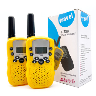 T388儿童对讲机玩具亲子互动远程无线传呼机户外3公里通话对讲器-阿里巴巴