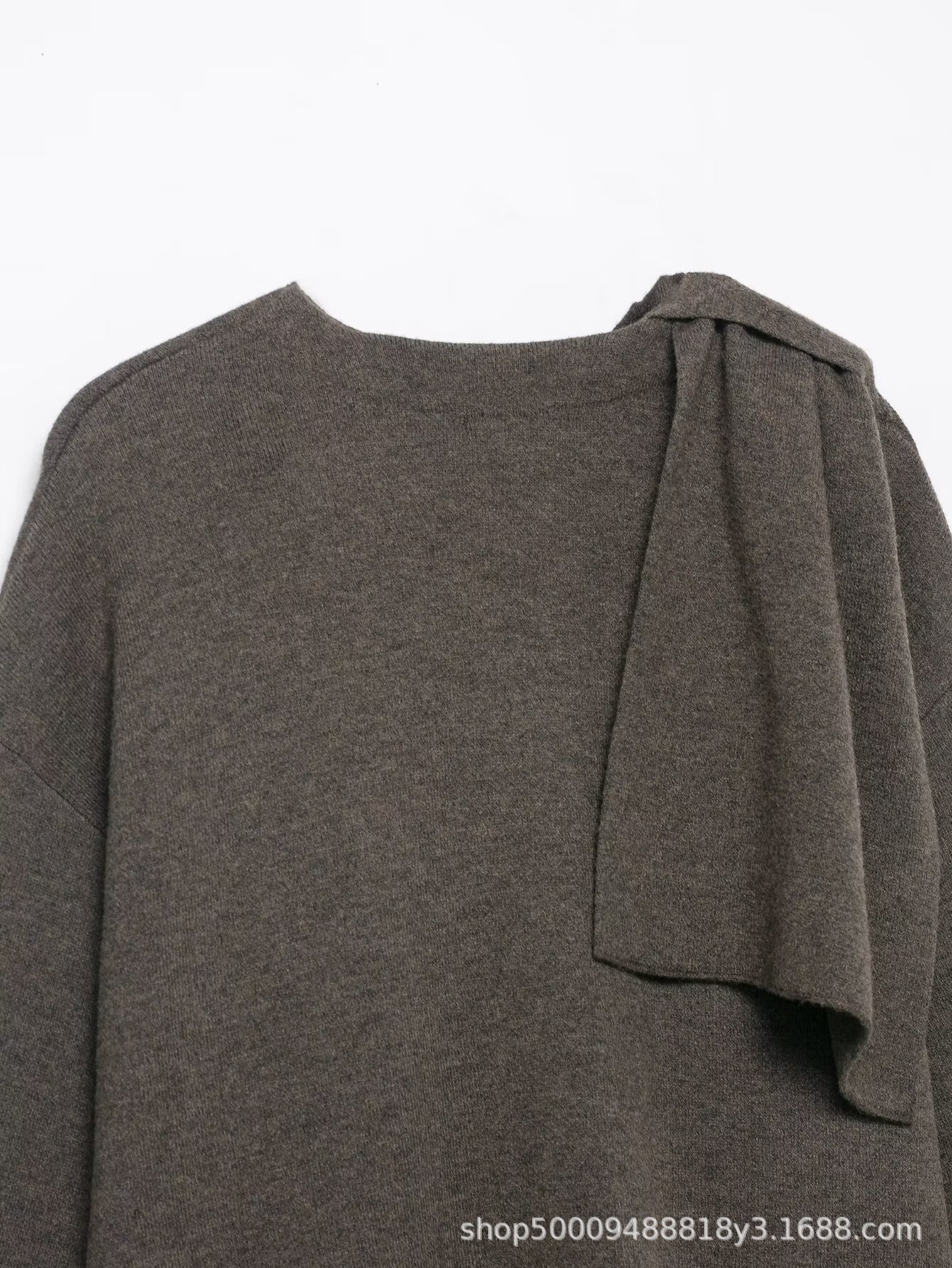 跨境外贸女装2025秋冬新款欧美风时尚配围巾针织斗篷外套2756140-阿里巴巴