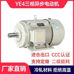 YE4高效节能三相异步电动机4级3KW 5.5KW 7.5KW 18.5KW 22KW 30KW-阿里巴巴