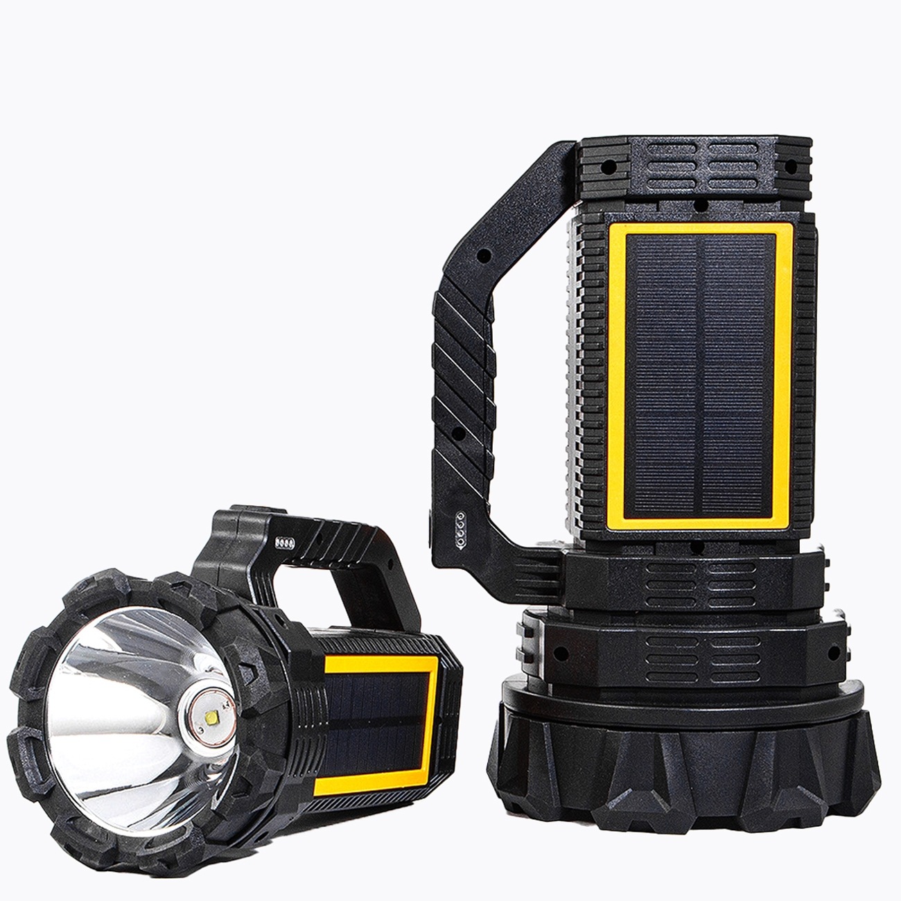 Flashlight LED rechargeable outdoor durable long-range household ...