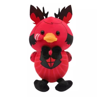 新款 Hazbin Hotel Alastor Duck Plush 阿拉斯托鸭子毛绒玩具-阿里巴巴
