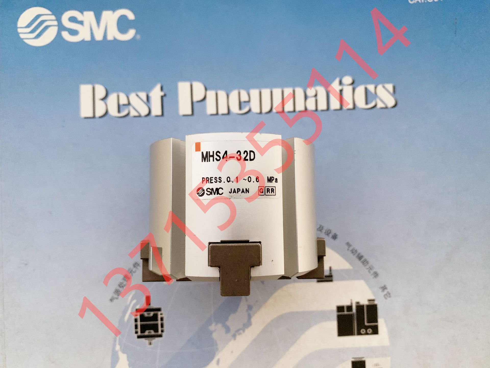 SMC 4指夹爪气缸 MHS4-32D 40D 50D 63D 25D 20D 16D-阿里巴巴