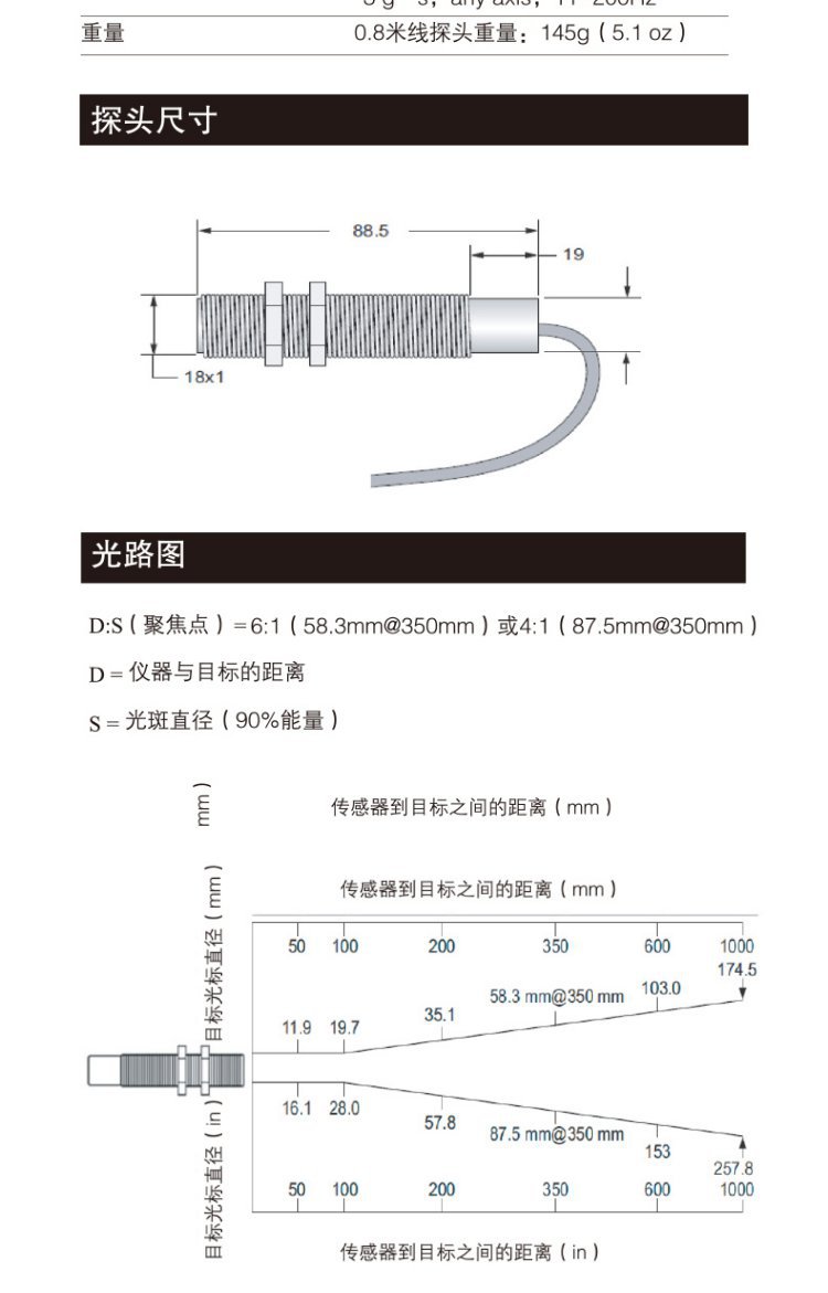 Raytek/雷泰RAYCMLTV3M在线式1秒检测温传感器红外探头测温仪TV3M-阿里巴巴