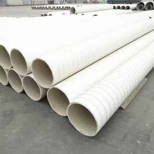 PVC-U缠绕管 双扣聚氯乙烯增强管 白色双扣排污管 SN8排水管厂家-阿里巴巴