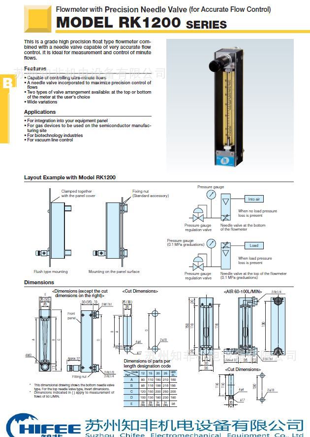 日本KOFLOC小岛RK1200/RK1400流量计RK2006流量控制器3660/3665-阿里巴巴
