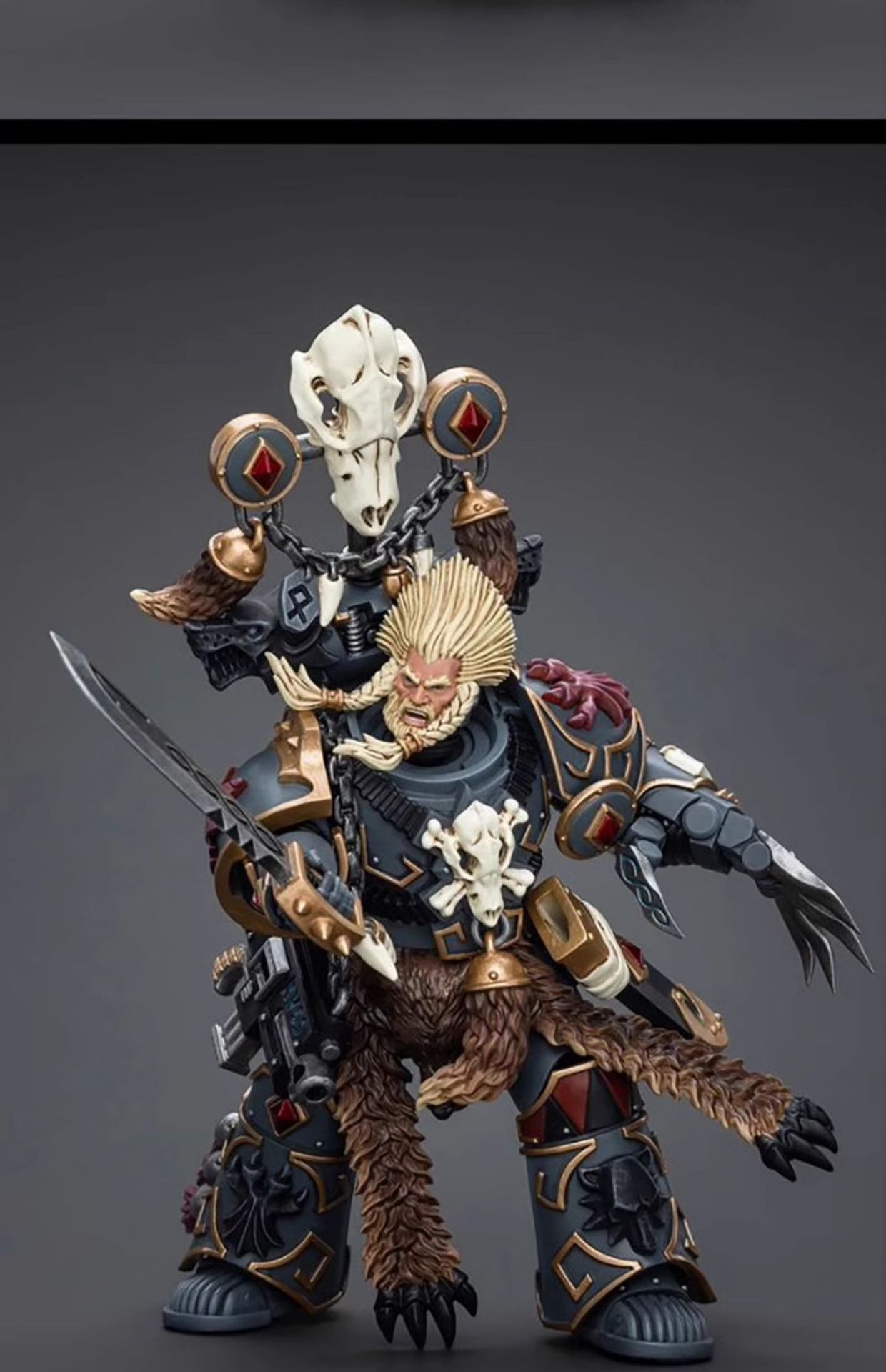 JOYTOY暗源战锤荷鲁斯之乱太空野狼戈果邪手黎曼鲁斯基因原体男-阿里巴巴