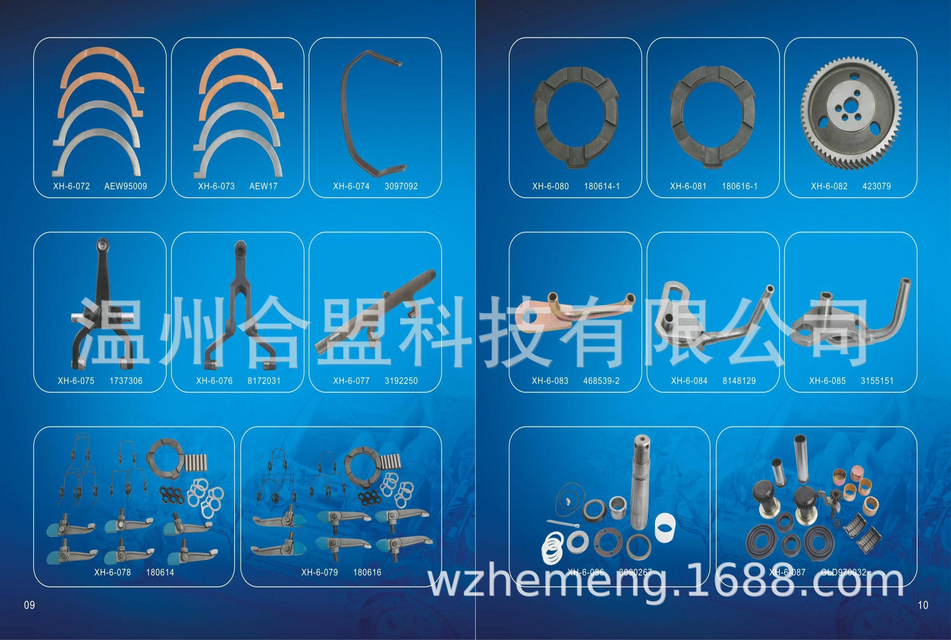 适用沃尔沃雷诺卡钳制动齿轮 272906 1696924 /272907 1696925-阿里巴巴