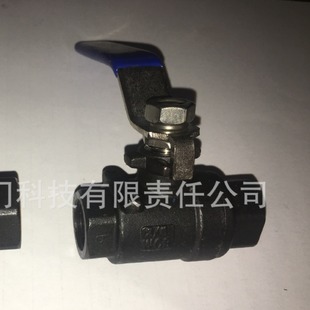 Q11F-16C碳钢2PC螺纹球阀 发黑体铸钢丝扣球阀 二片式内螺纹球阀-阿里巴巴