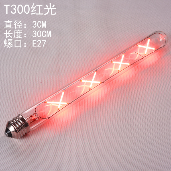 E27 Large Screw Colorful New Led Filament Pink Blue Green Test Tube ...