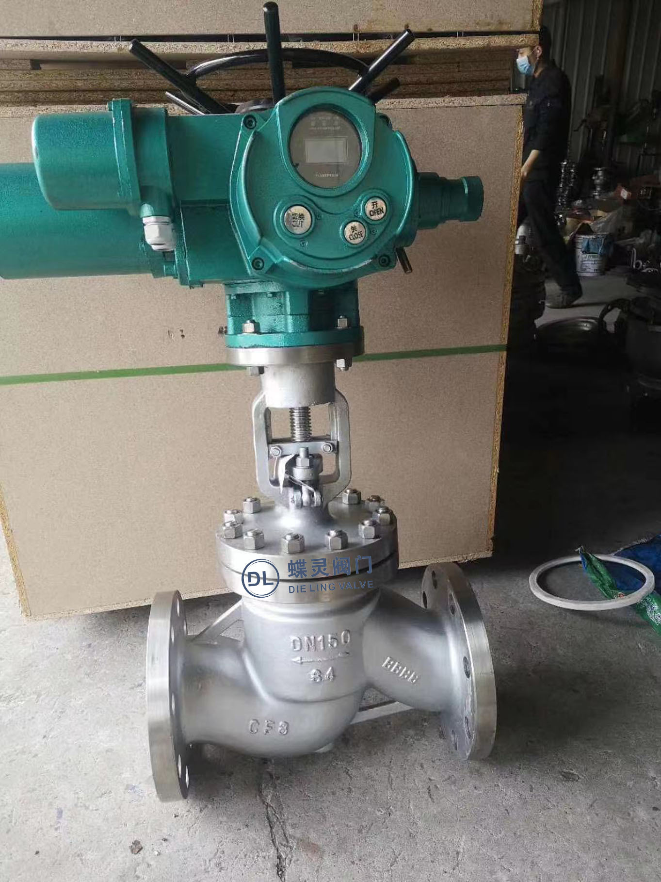 1.6Mpa电动不锈钢截止阀 蝶灵供应j941w-16p dn150电动调节截止阀-阿里巴巴