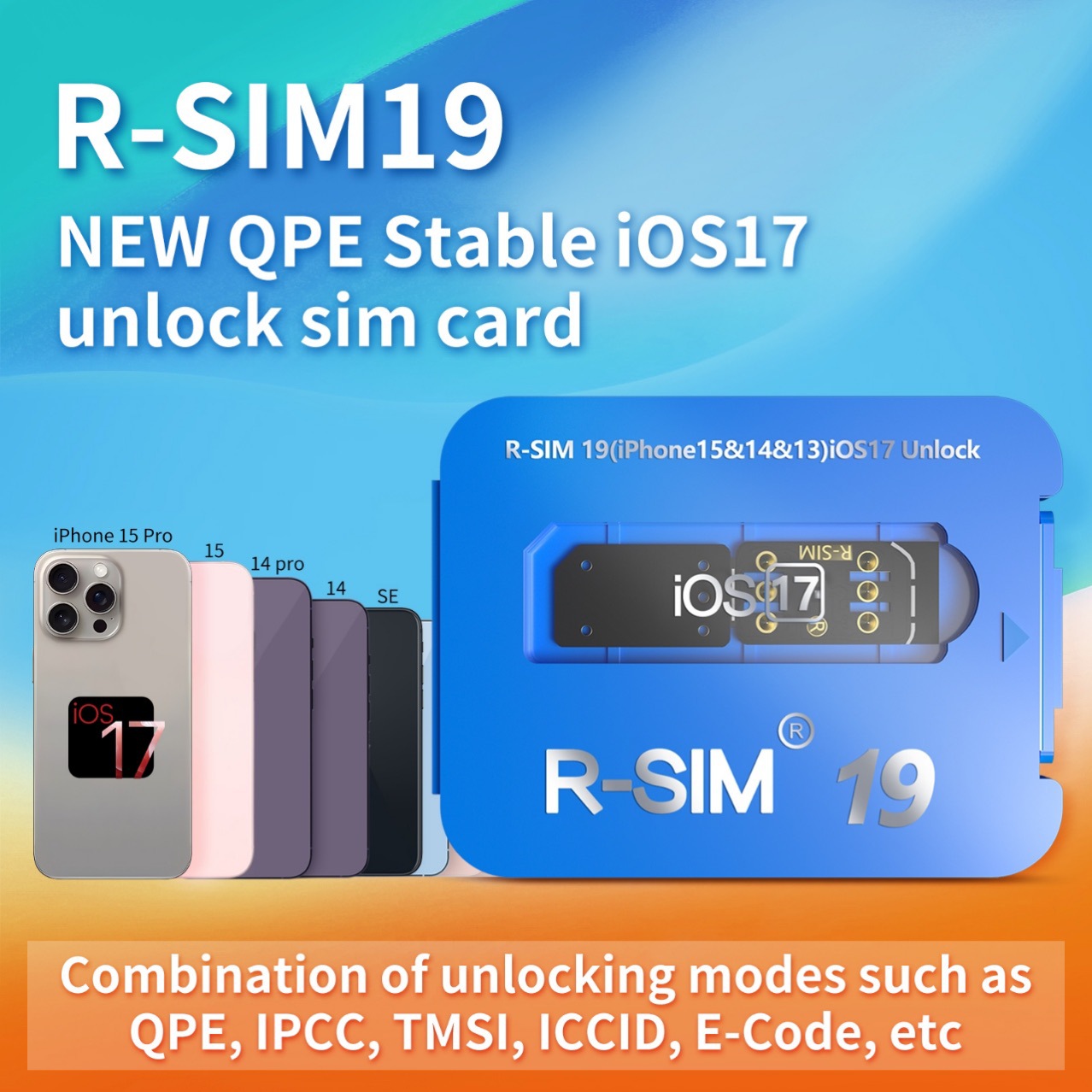 R-SIM19NEW QPE Stable iOS17 unlock sim card卡贴-阿里巴巴