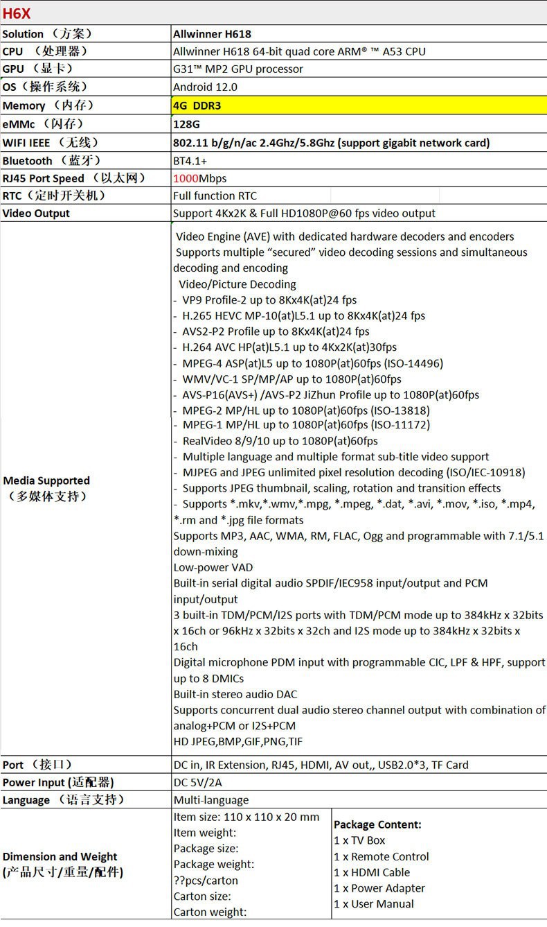 边缘计算全志h618网络机顶盒pcdn安卓12电视盒子内容分发-阿里巴巴