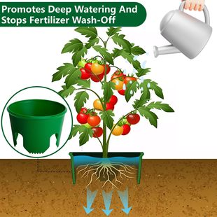 亚马逊Planting Grow Rings种植生长环种植保护圆形边缘隔离害虫-阿里巴巴