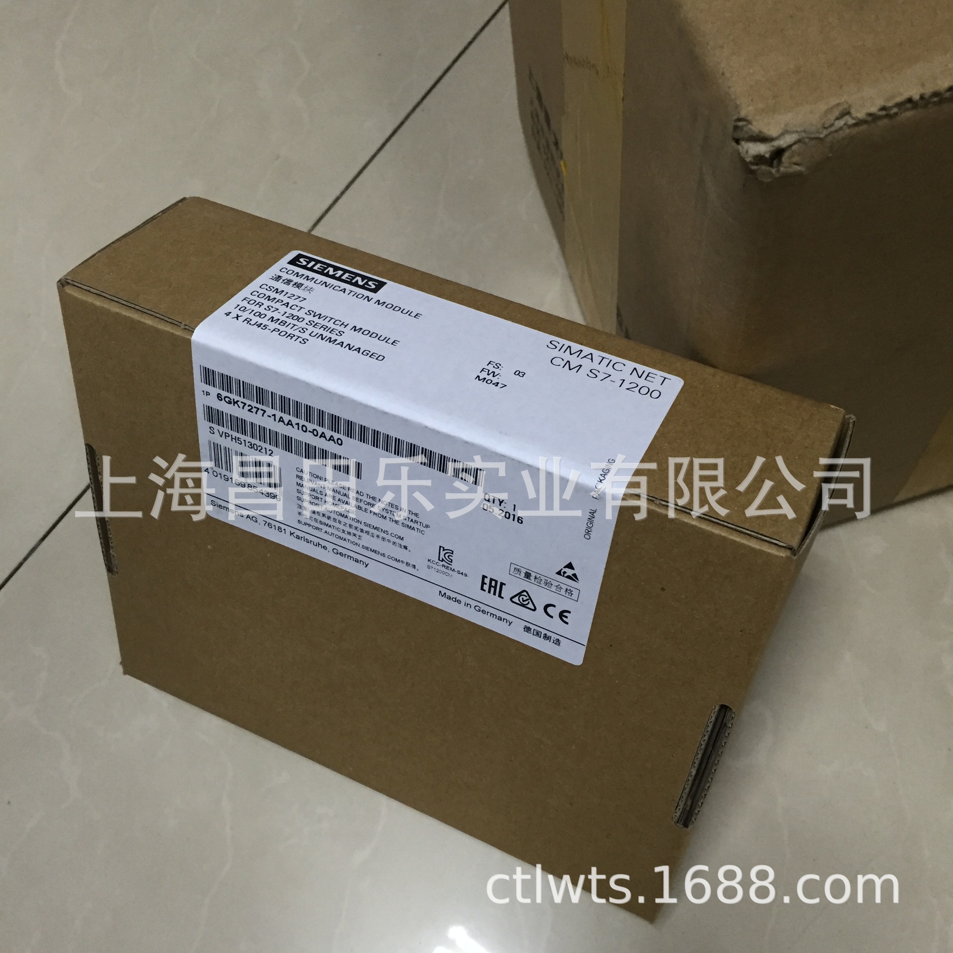 西门子通信模块 CSM1277 以太网交换机 4端口6GK7277-1AA10-0AA0-阿里巴巴