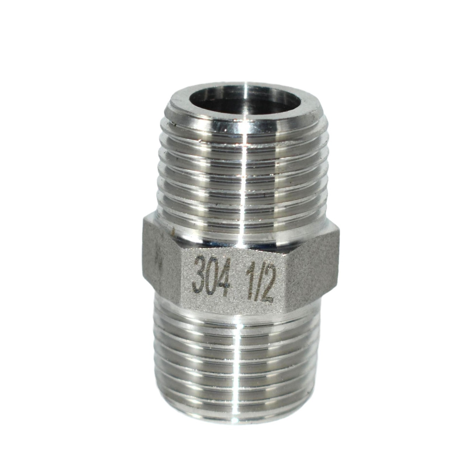 304不锈钢对丝六角丝双头外丝外牙直接短4分6分对丝1寸内接头管件-阿里巴巴