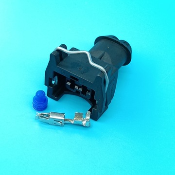 3.5系列黑色2孔国产1928402571 适用汽车连接器 DJ70227F-3.5-21-阿里巴巴