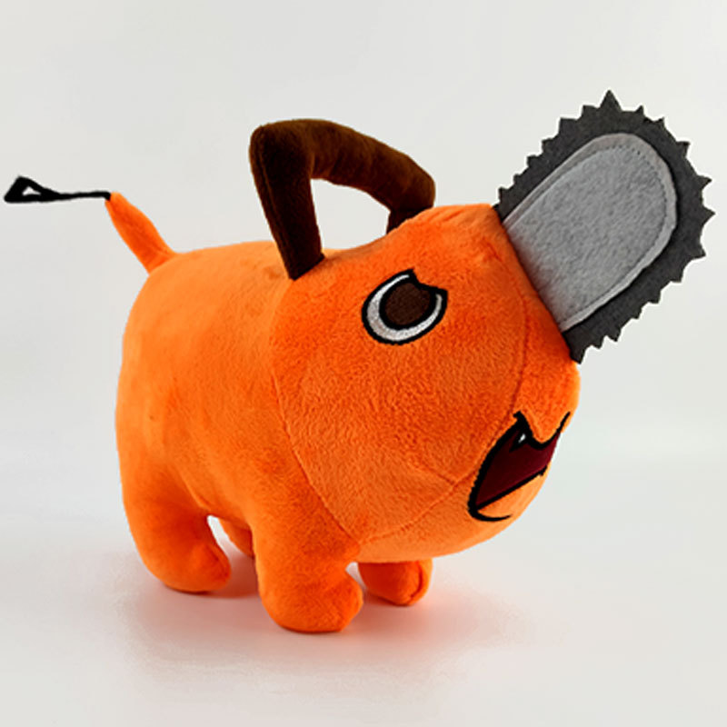 跨境新款波奇塔电锯人毛绒玩具恶魔啵奇塔娃娃抱枕玩具狗挂件玩偶-阿里巴巴