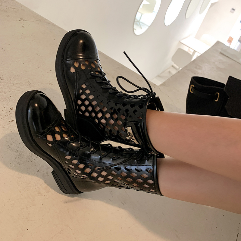 Chiko Seiko Round Toe Block Heels Boots