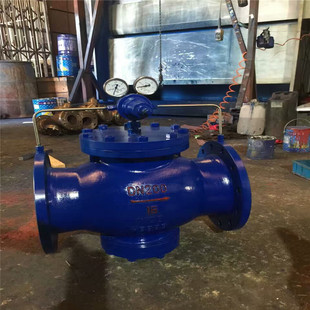 YK43F-40C 法兰气体流量调节阀 铸钢活塞式减压阀 DN150-阿里巴巴