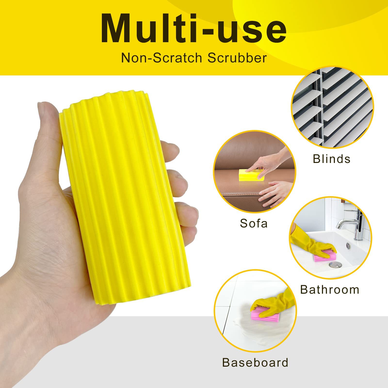 Damp Clean Duster Sponge 多功能pva清洁除尘海绵擦玻璃清洁刷-阿里巴巴