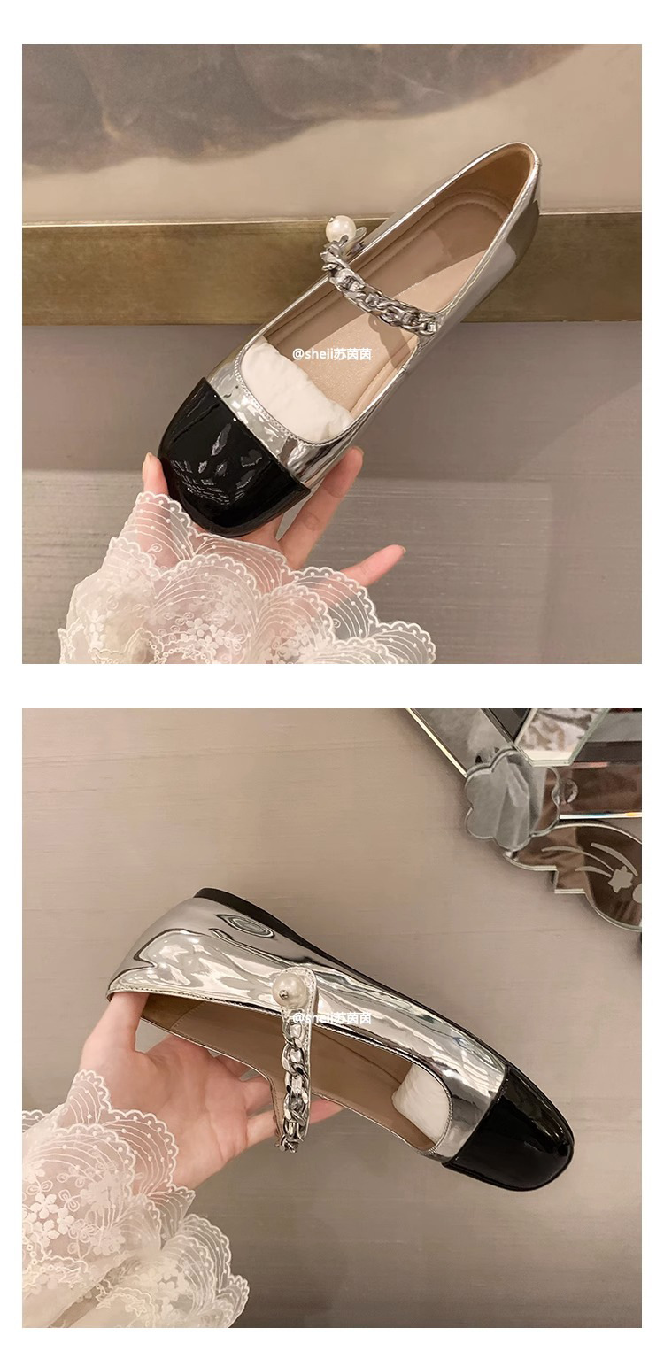 【sheii苏茵茵】克里甜心~阿miu水钻珍珠扣带玛丽珍单鞋女平底鞋-阿里巴巴