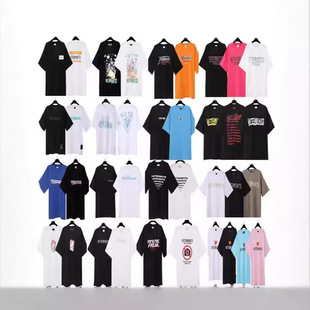 新款VTM维特萌字母印花男女宽松休闲圆领短袖T恤高街潮牌棉Tee-阿里巴巴