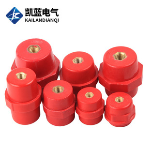 SM绝缘子低压红色高强度绝缘柱纺锤形25 30 35 40 51 7110 7120-阿里巴巴