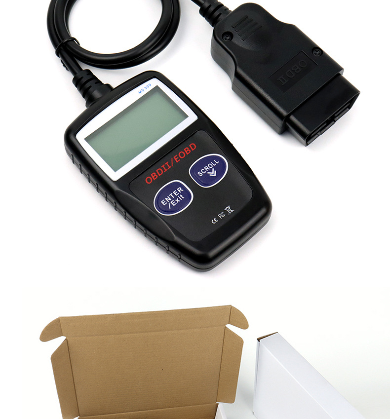 厂家直销ms309 Car Code Reader汽车读码卡obd2汽车诊断仪-阿里巴巴