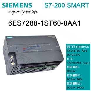 西门子PLC模块 S7-200 SMART CPU ST60 6ES7288-1ST60-0AA1 0AA0-阿里巴巴