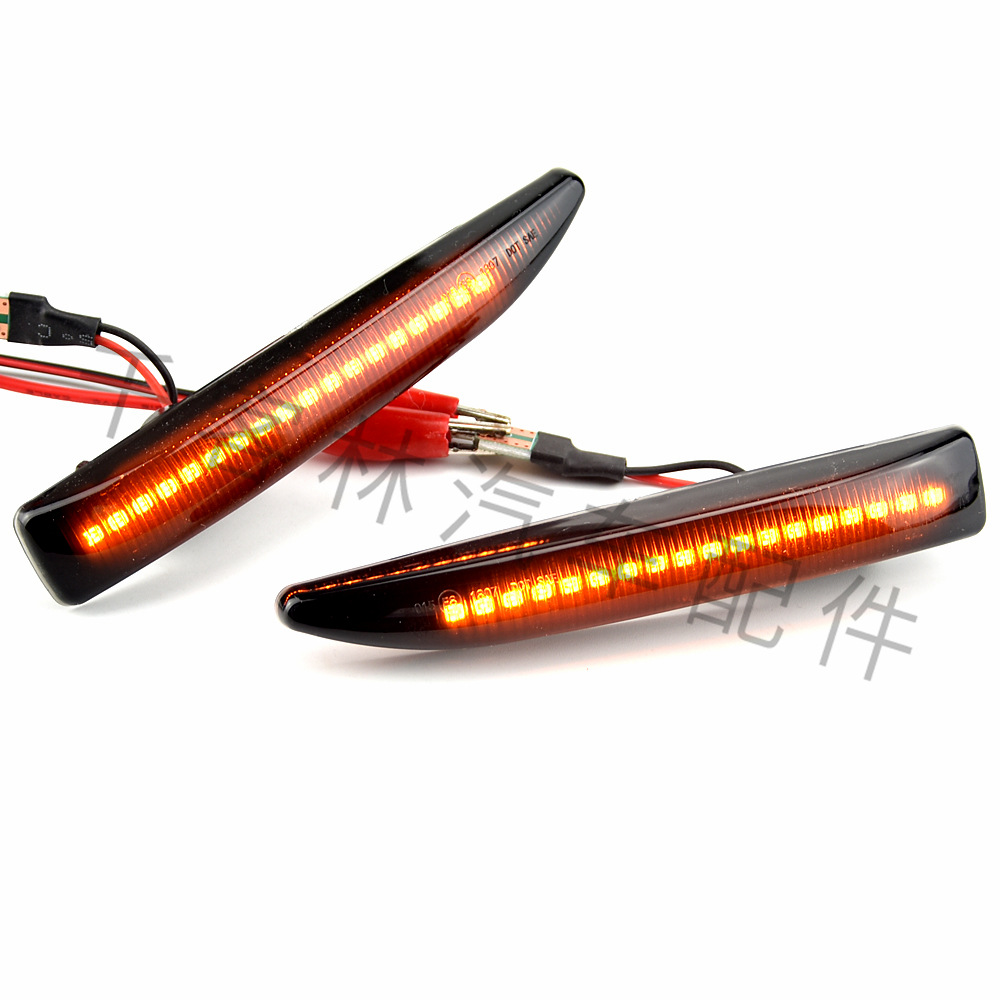 适用于宝马7系E65 E66 E67 E68黄光流水叶子板转向灯信号灯侧边灯-阿里巴巴