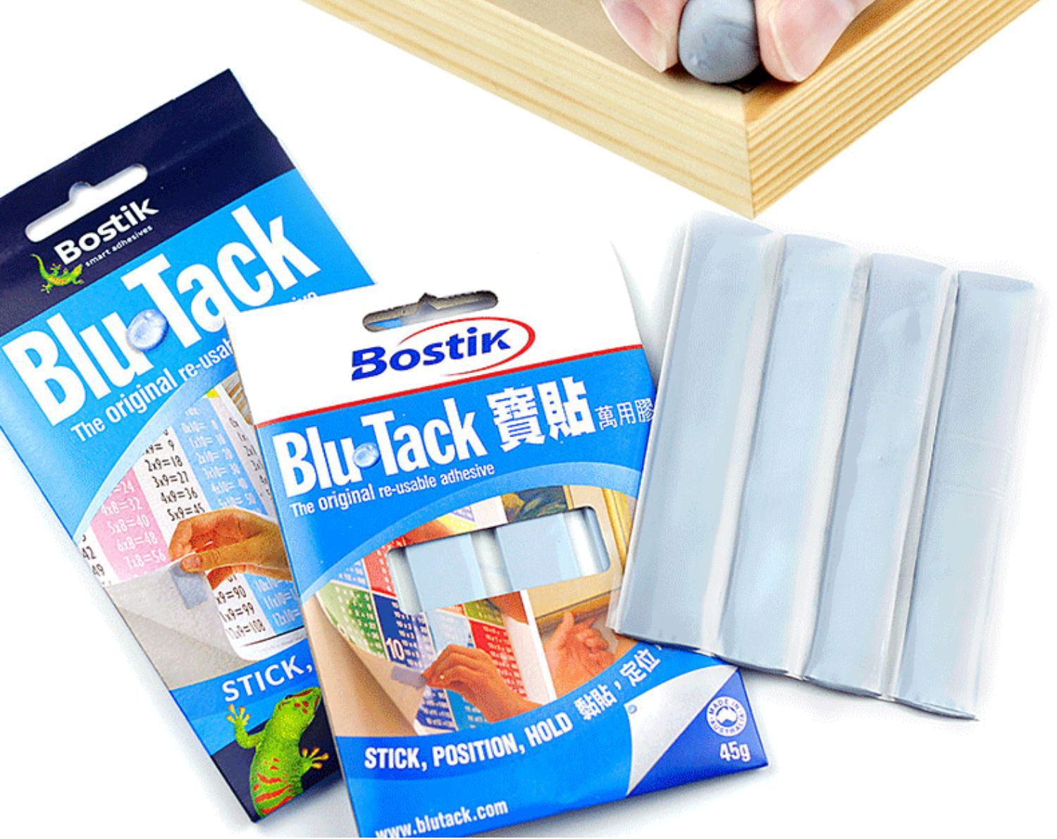 正品澳洲Bostik波士胶蓝丁胶免钉胶贴相框双面粘土75g橡皮泥胶-阿里巴巴