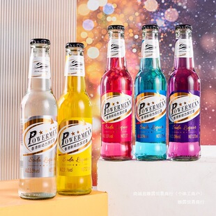 热卖香港新动力苏打酒275ml*24瓶欧港狂野火车夜店酒吧KTV微醺鸡-阿里巴巴