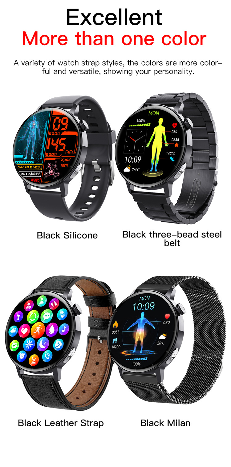 跨境F67PRO智能手表心率体温ECG心电蓝牙通话智能手环运动手表-阿里巴巴