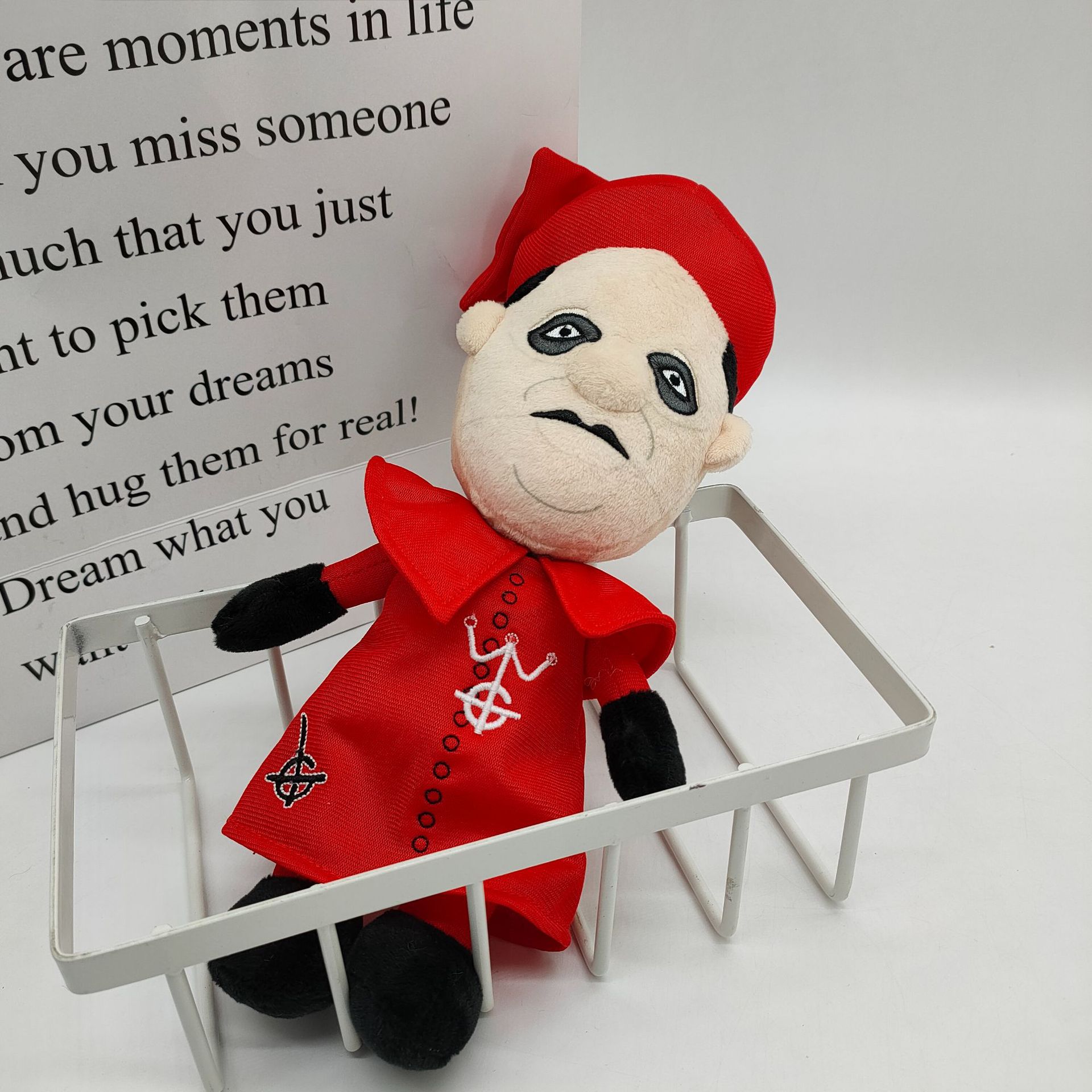 跨境新品cardinal copia plush毛绒玩具红衣教主玩偶支持来图来样-阿里巴巴